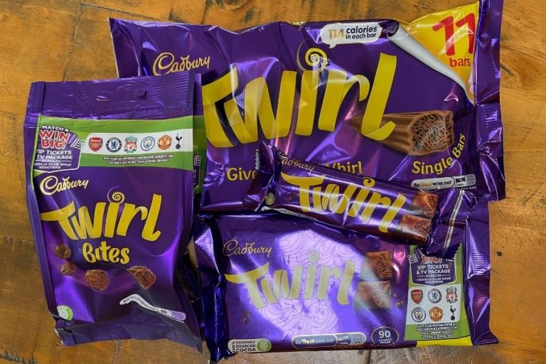 Cadbury Twirl Weights and Calories (Various Types & Servings) - Weigh ...